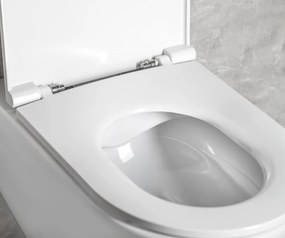 Isvea Infinity závěsná WC mísa 36,5 x 53 cm Rimless keramika bílá 10NF02005