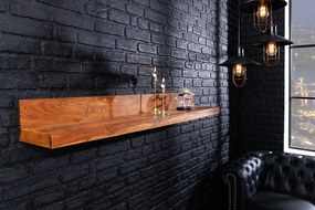 Designová nástěnná police Elegant 110 cm Sheesham
