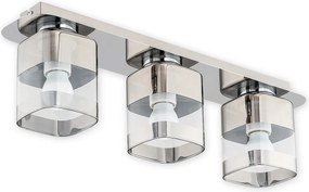 Lemir Chrom chrom moderní stropní svítidlo nástěnný 3-bodový Led E27 1+2