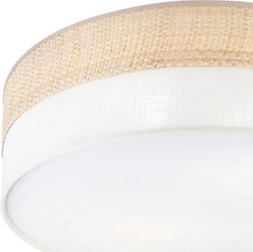 Stropní svítidlo SIRJA BOHO 2xE27/15W/230V pr. 45 cm béžová/krémová
