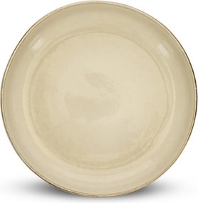 Béžový servírovací talíř z kameniny Meridian – Salt&amp;Pepper