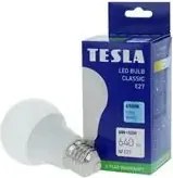 TESLA LED žárovka E27 6W / 640lm / 6500K / studená bílá