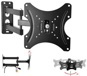 Nástěnný naklápěcí držák na TV, 14-42"