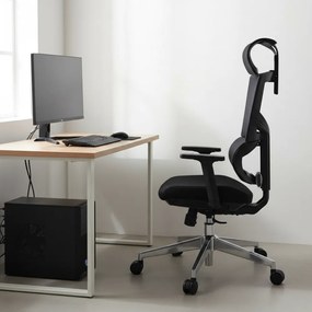 Kancelářská ergonomická židle Neoseat ALINE — černá, nosnost 150 kg