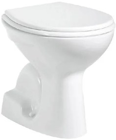 Aqualine Keramika - Stojící WC, spodní odpad, bílá TP340