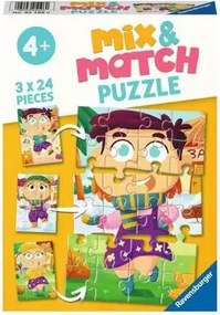 Ravensburger Mix  Match Puzzle Roční období / 3x24 dílků / od 4 let