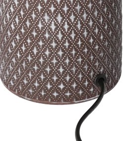 Stolní lampa INER 1xE14/40W/230V hnědá