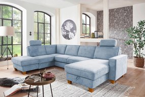 XXXLutz SEDACÍ SOUPRAVA, textil, světle modrá Sit & More - Sedací soupravy - 000144005832
