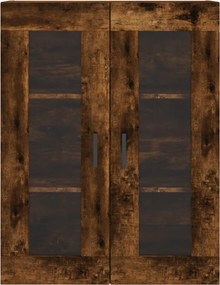 Skříň highboard kouřový dub 69,5 x 34 x 180 cm kompozitní dřevo 3198534