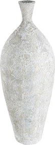 Váza Dafni 30x79cm white grey