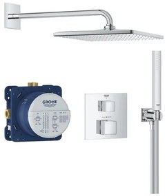 Grohe Precision Cube Podomítkový systém s termostatickou baterií, chrom 34879000