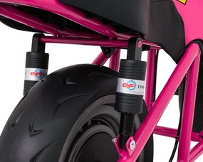 Elektrická motorka SUPERMOTO růžová