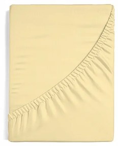 Matějovský napínací prostěradlo jersey Světle žluté na matraci: 120 x 200 cm
