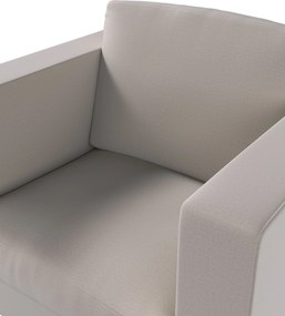 Potah na křesko IKEA Karlanda, krátký barva béžová látka sametová