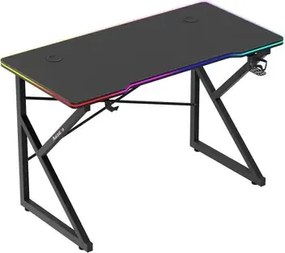 Huzaro Hero 1.7 RGB černá / Herní stůl / 120 x 60 x 75 cm
