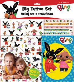 JIRI MODELS Velký set sešit s tetováním Králíček Bing 4