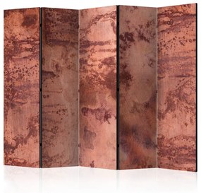 Paraván Red Metal Sheet Dekorhome