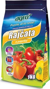Organo-minerální hnojivo Rajčata a papriky Agro 1 kg 000626