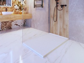 Erga Almac, SMC sprchová vanička 120 x 80 x 3 cm, bílá, ERG-GMA-AL-80120WH