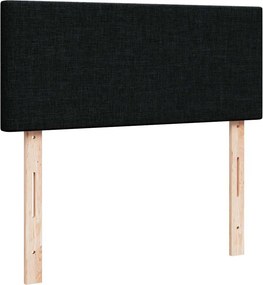 Box spring postel s matrací černá 120x200 cm textil 3287030