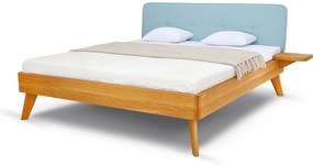 Postel Postelia DEIRA Buk 140x200cm - dřevěná postel z masivu o šíři 4 cm