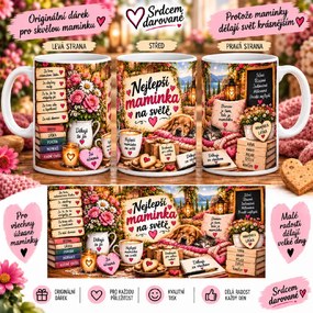 Hrnek pro maminku Nejlepší maminka na světě – dárek pro mámu 300 ml