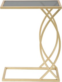 Odkládací stolek v stylu glamour, výška 60 cm