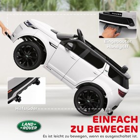 AIYAPLAY dětské elektrické autíčko 12V dětské autíčko s dálkovým ovládáním 2.4G, hudba, klakson, elektrické autíčko s LED světly, připojení USB/MP3, …