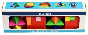 Sada 4 gum v designu skládaček Wild Bear – Rex London