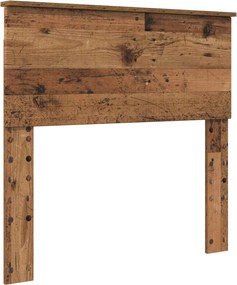 Rám postele s čelo Staré dřevo 90 x 190 cm Masivní borové dřevo 3410661