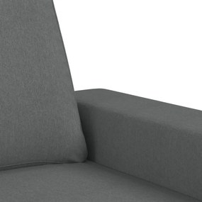 3dílná sedací souprava tmavě šedá textil 3201891