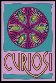 CURIOSI Kulaté puzzle Picoli: Hippie / 33 dílků / průměr 9 cm