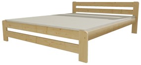 Dřevěná postel VMK 2B 180x200 borovice masiv přírodní lakovaná
