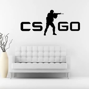 Counter-Strike Global Offensive CSGO - vinylová samolepka na zeď 100x43cm