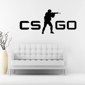 Counter-Strike Global Offensive CSGO - vinylová samolepka na zeď 180x78cm