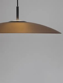 LED černo-moce hnědý moderní lustr Polifemo