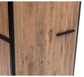 Kalune design Otevřená šatní skříň DYNAMIC s dveřmi 225x192 cm