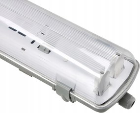 LED hermetické svítidlo 120cm 36W 5760lm 6500K do garáže s plechem