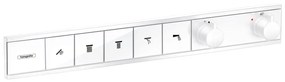 Hansgrohe Rain Select - Podomítkový termostatický modul pro 5 spotřebičů, matná bílá 15384700