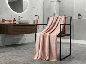 Rychleschnoucí osuška VELMORA 70x140 cm růžová, 100% mikrovlákno
