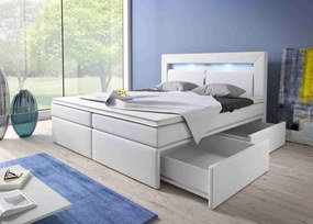 postel boxspring MILANO I - TYP 3 - 160x200cm - úlož. prostor - 2+2 zásuvky