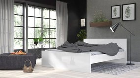 NEW:Postel Simple 209 140x200 cm bílý lesk