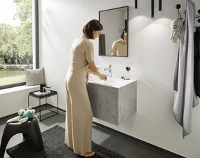 Hansgrohe Finoris, umyvadlová baterie 110, s výpustí, EcoSmart, chromová, 76020000