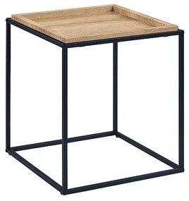 Konferenční stolek Merida, čtvercový, dub / černá