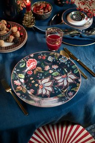 Pip Studio Berry Blues talíř Ø32cm, modrý (Velký porcelánový talíř)