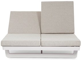 BIZZOTTO Dvoumístné zahradní lehátko INFINITY bílé 0663430