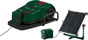 Parkside® Smart robotická sekačka na trávu Pamrs 1000 A1 s aku solární nabíjecí stanicí Paslm 25 A1