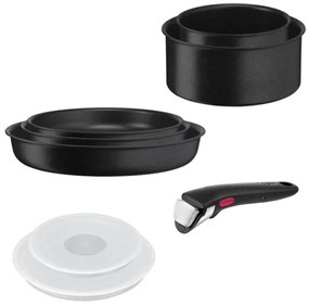 Tefal - Sada nadobí 8 ks INGENIO BLACK STONE