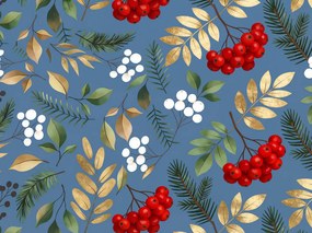 Flanelové povlečení ROWANBERRY barevné Rozměr povlečení: 70 x 90 cm | 140 x 200 cm