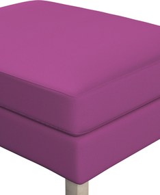 Potah na podnožku IKEA Karlstad barva růžová látka pletený vzor
